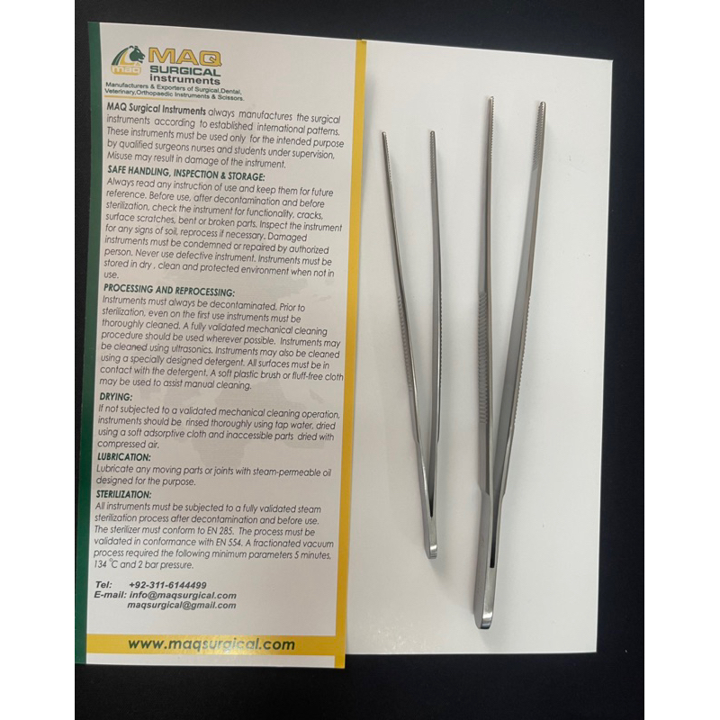 Thumb Dressing Non Tooth Dissecting Forceps, plain forcep 13 or 16cm ...