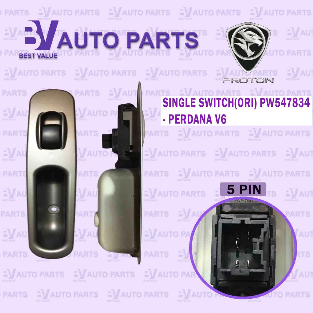 Proton Perdana V6 Power Window Single Switch PW547834 PW547297 Sub ...