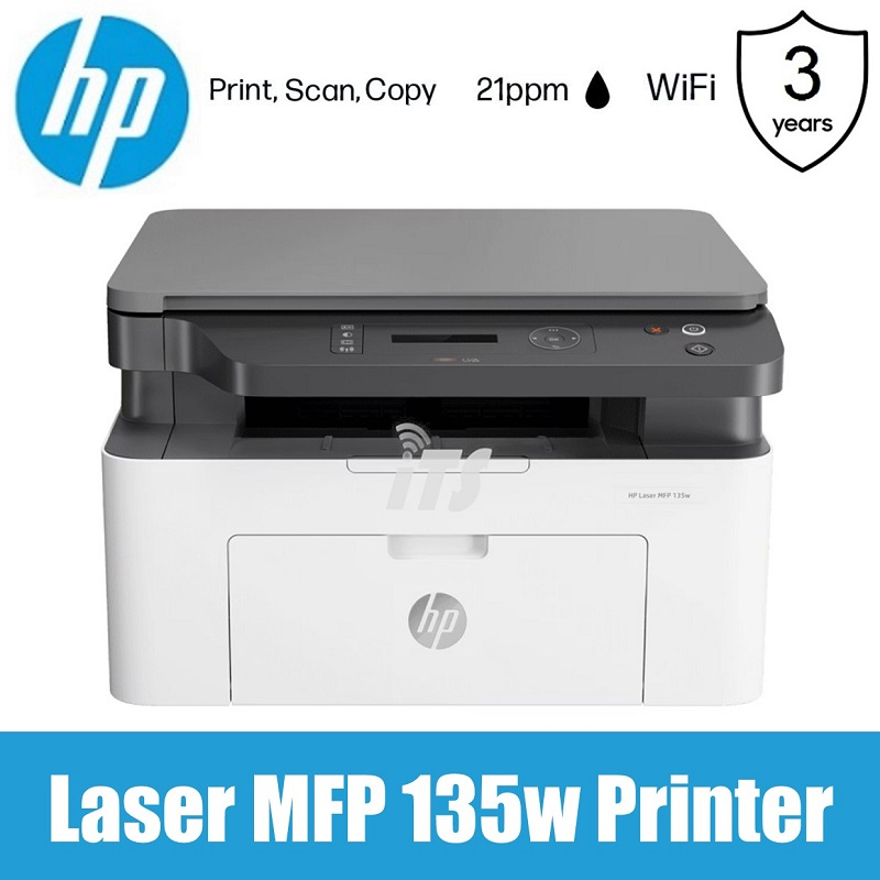 HP Laser MFP 135w Laser Printer (Print/Scan/Copy/Wireless) | Shopee ...