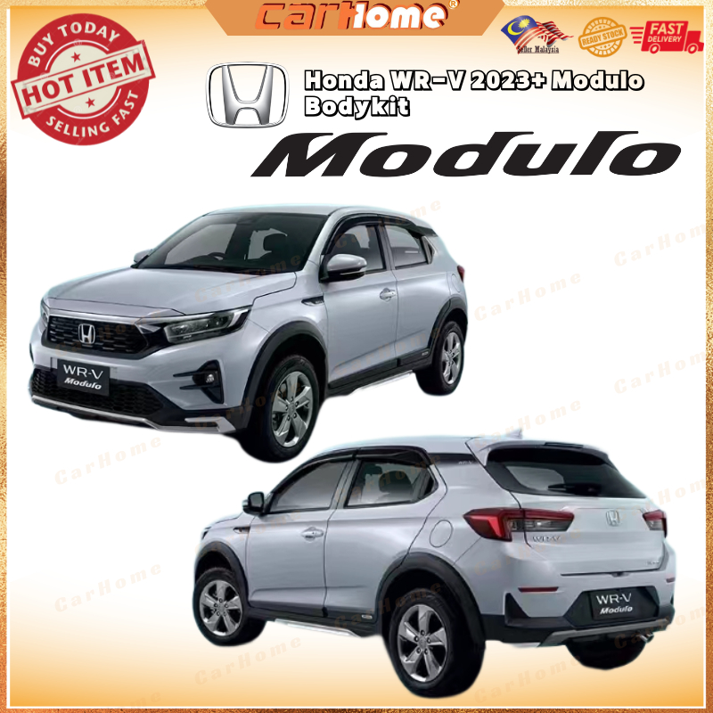 New Honda WR-V WRV 2023 2024+ OEM Modulo Bodykit with Silver Colour ...