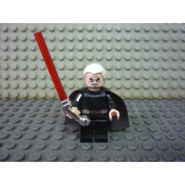 Custom Lego Star Wars - Count Dooku w/Lightsaber Mini Figure | Shopee ...
