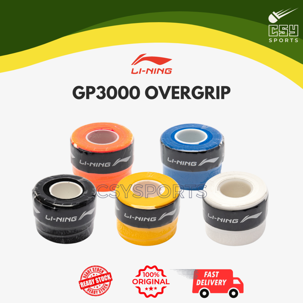 [100% ORI] LINING Racquet Grip GP3000 Single Over Grip / KASON Grip ...