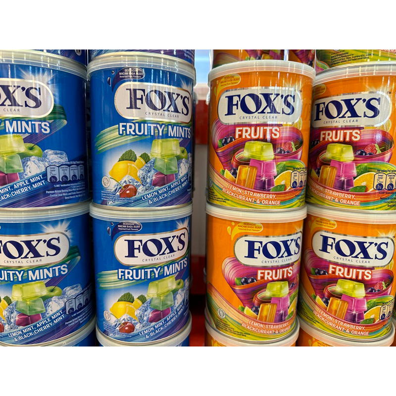 Coklat Langkawi Fox's Crystal Clear Candy Fruity Mints,Berries,Spring ...