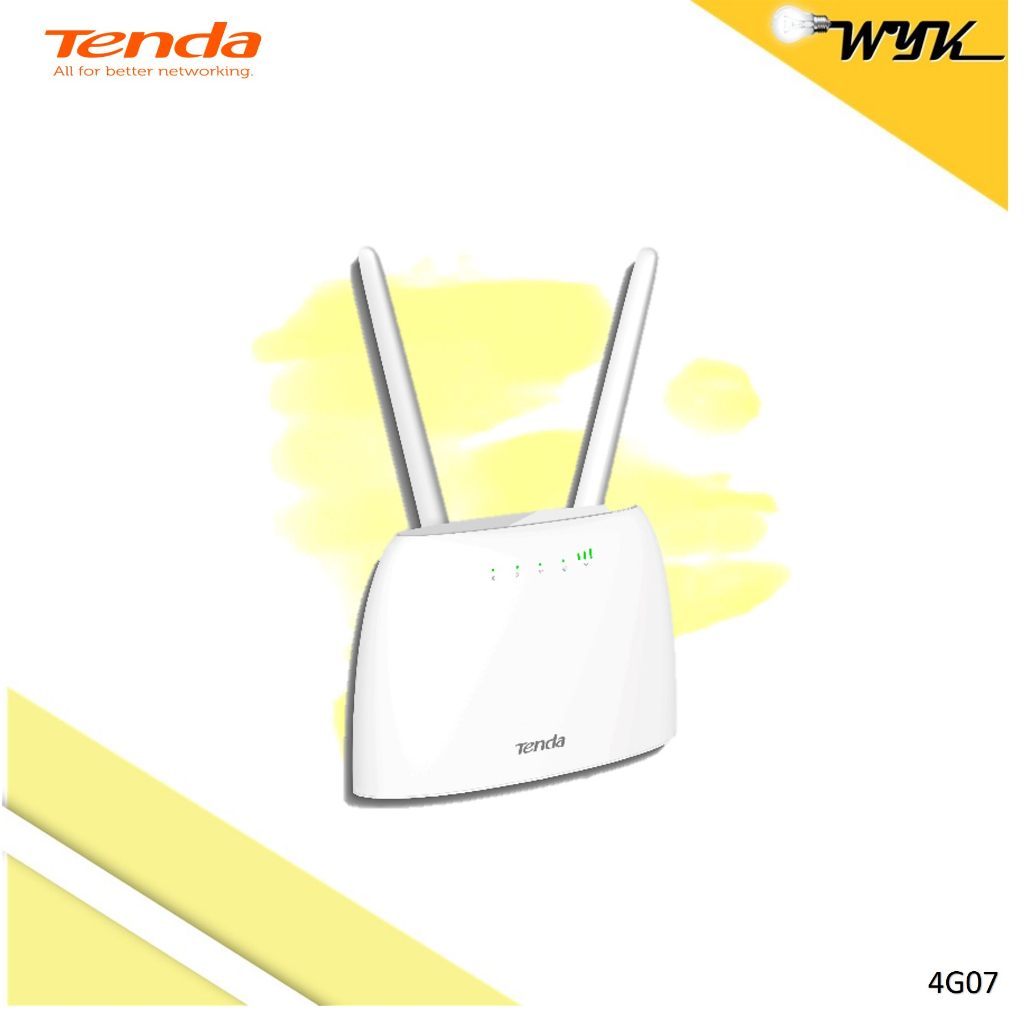 Tenda Ac1200 Dual-Band Wi-fi 4G LTE Router 4G07 | Shopee Malaysia
