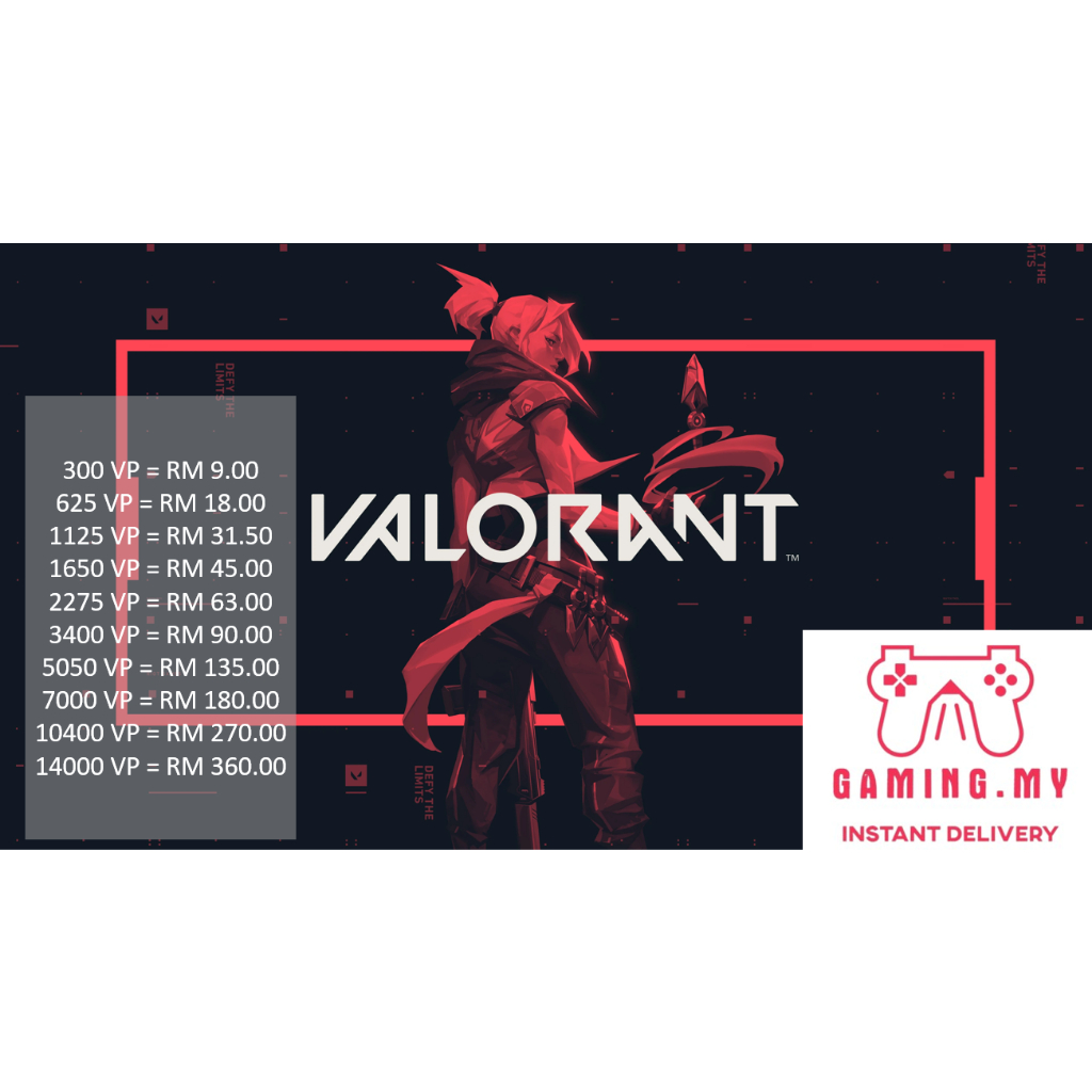 valorant point instant delivery | Shopee Malaysia