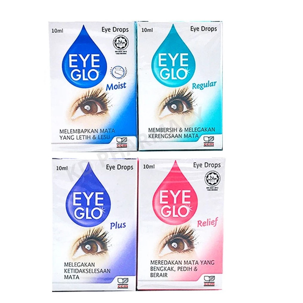 EYE GLO Regular/ Moist/ Plus/ Relief 10ml (eye drops) | Shopee Malaysia
