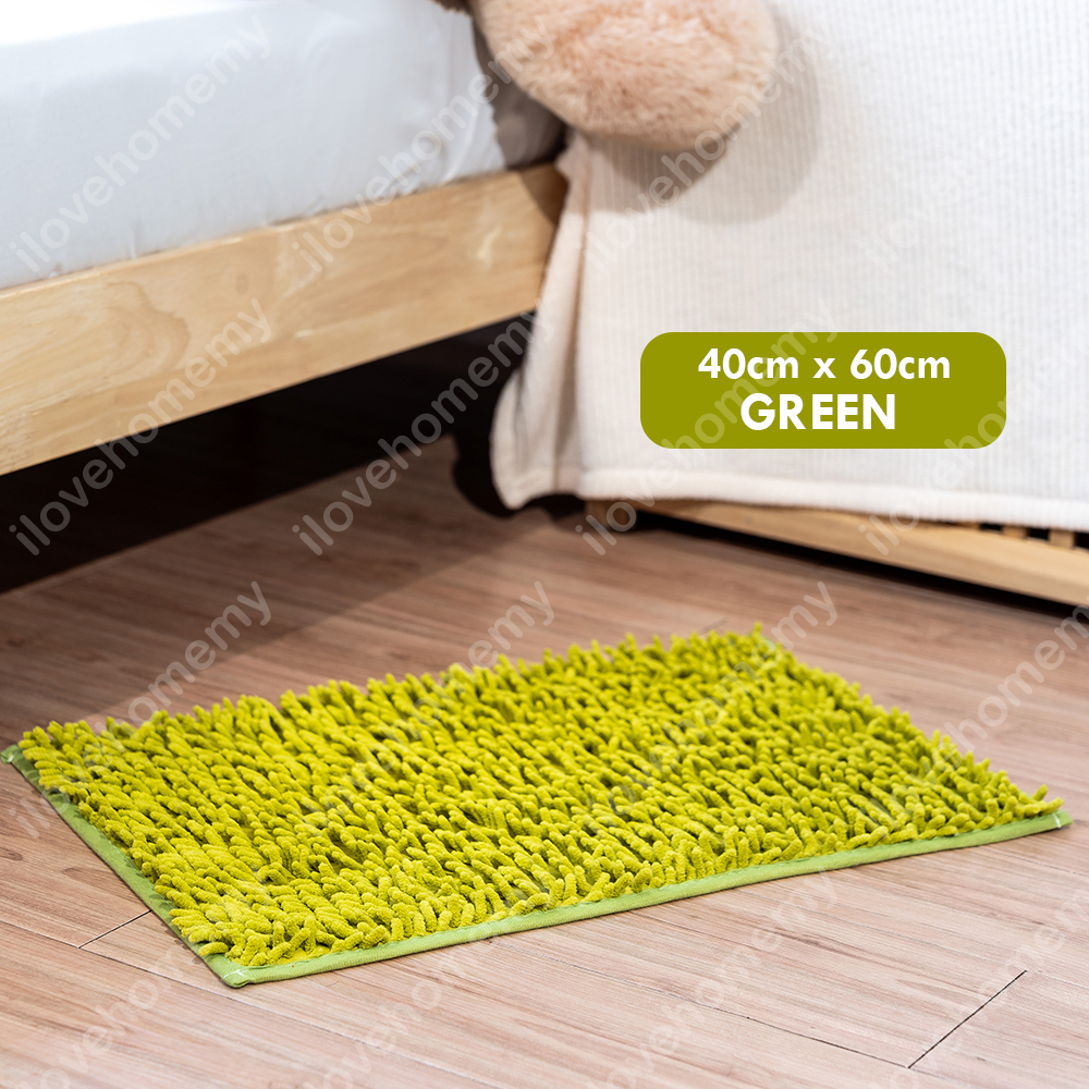 Antislip Alas Kaki Microfiber Carpet Floor Mat Bilik Air Lembut Karpet ...
