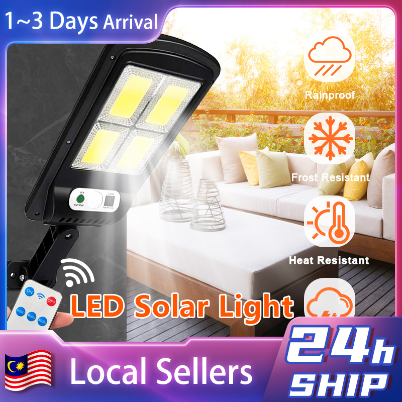 SolarTiger 3000W LED Solar Automatik Street Light Terang Wall Lampu ...