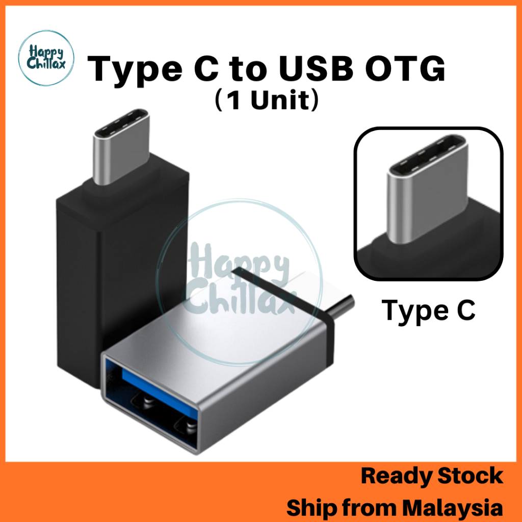 Type C to USB OTG Adapter Converter | Shopee Malaysia