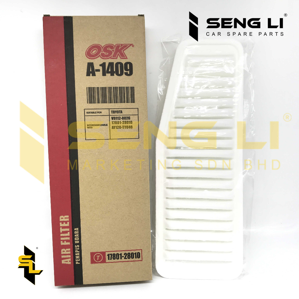 TOYOTA ESTIMA ACR30/ALPHA 2.4CC AIR FILTER-17801-28010 A-1409 | Shopee ...
