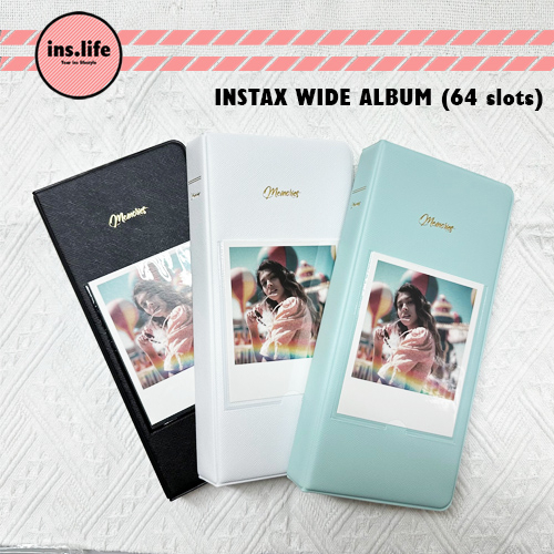 Fujifilm Instax Wide Film Photo Album (64 photos slot) | Shopee Malaysia