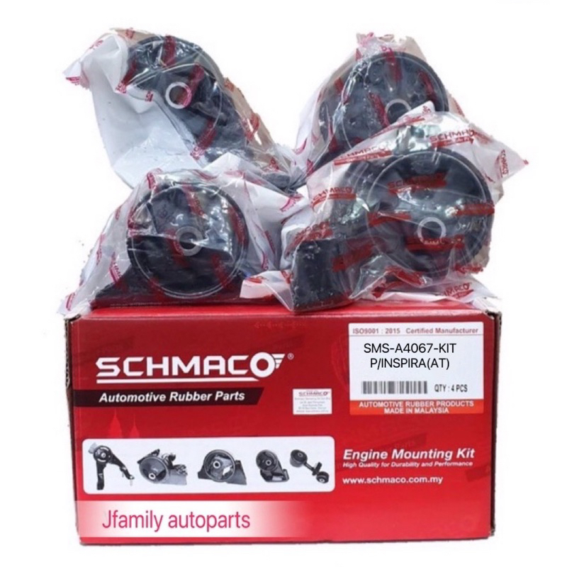 P/INSPIRA 1.8/2.0 LANCER X AUTO ENGINE MOUNTING SCHMACO SMS-A4067-KIT ...
