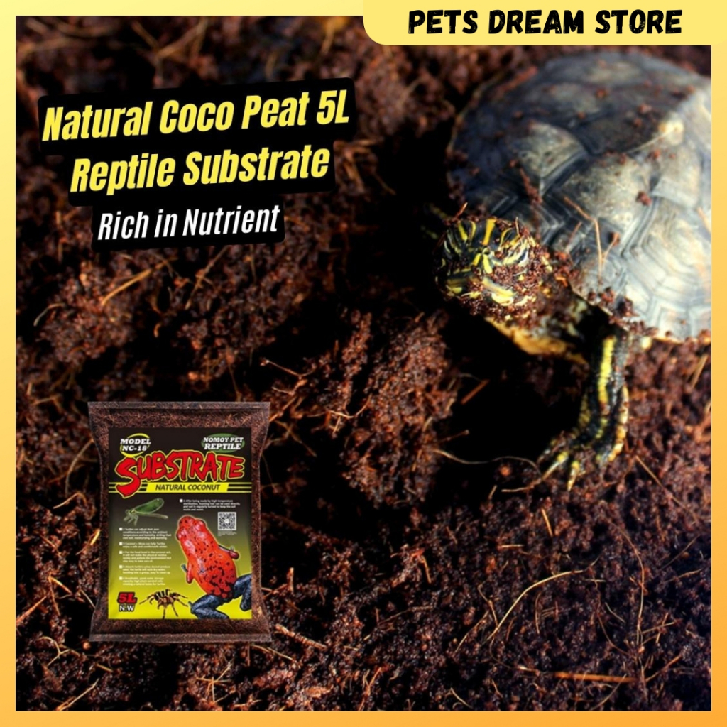 Nomoy Pet Natural Coco peat reptile substrate Ecological soil tropical ...