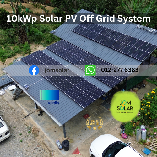 10kWp Solar PV Hybrid System solar panel - Growatt Inverter - Jomsolar ...