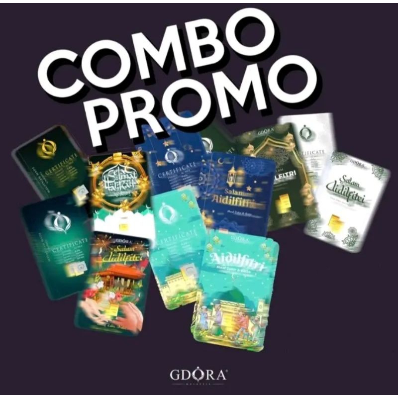 Gold Bar Hari Raya ( GDORA GOLD COMBO set) | Shopee Malaysia