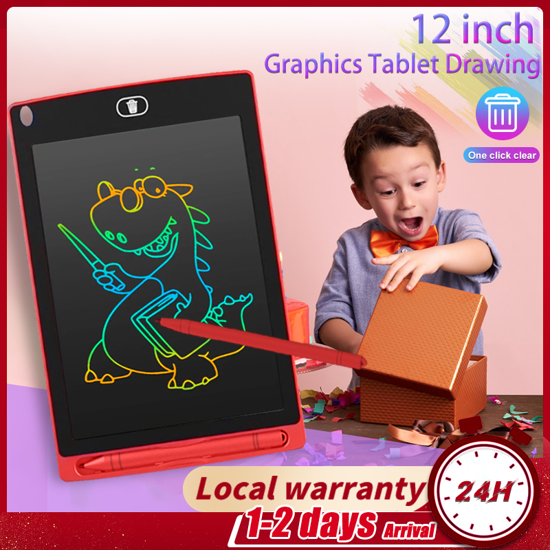 12 Inch Drawing Tablet Graphic Tablet Board lcd Writing Tablet Erasable ...