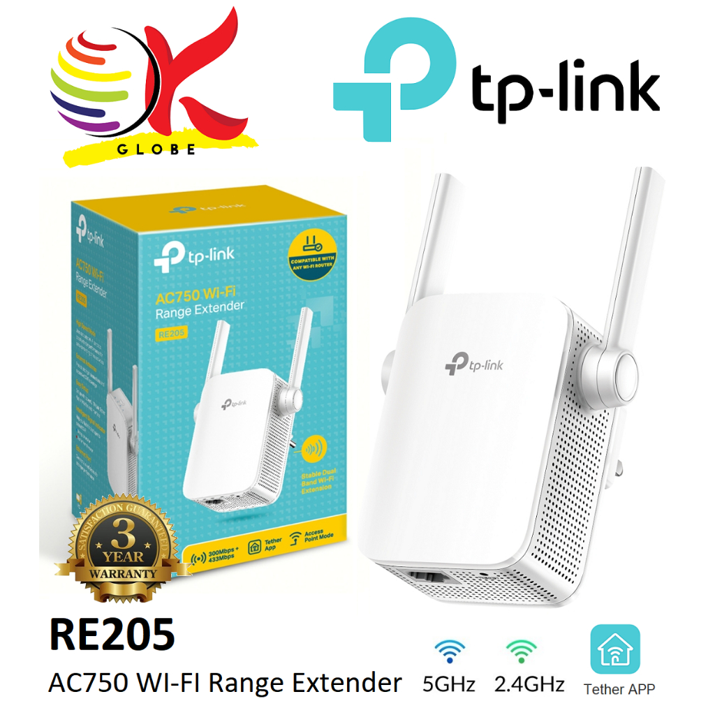 TP-LINK RE205 AC750 / RE305 AC1200 / RE505X AX1500 / RE605X AX1800 ...