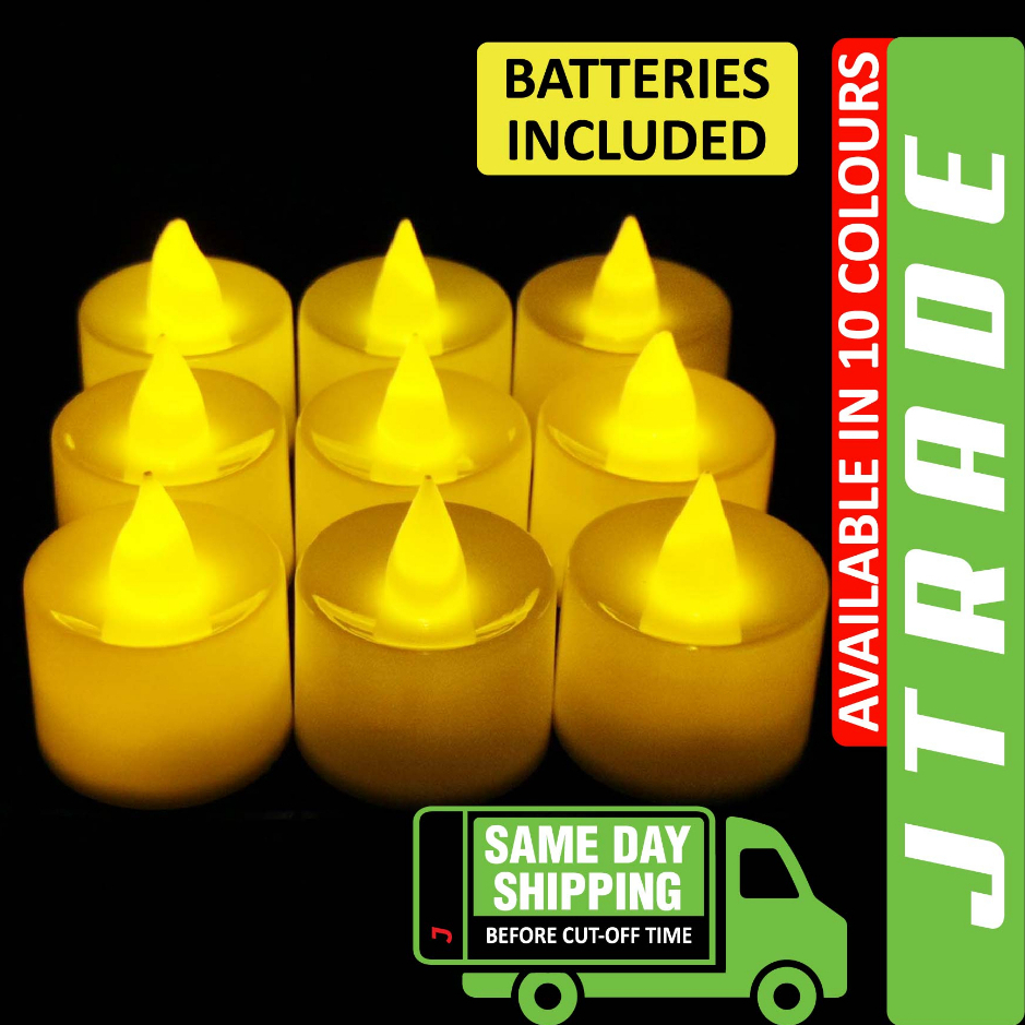 LED Candle Lilin LED Smokeless Candle Multicolor JTRADE | Shopee Malaysia