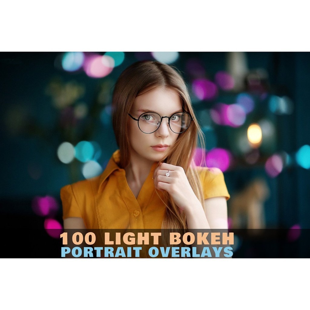 Light Bokeh Portrait Photo Overlays | PS Overlay | Shopee Malaysia