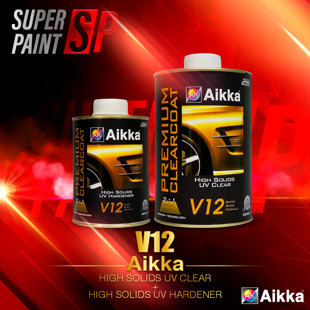 Aikka Premium High Gloss 2K Clear Coat V4 / V6 / V10 / V12 / AK1080 ...