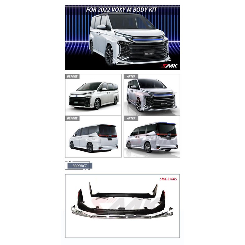 Toyota voxy 2022 bodykit mdlst | Shopee Malaysia