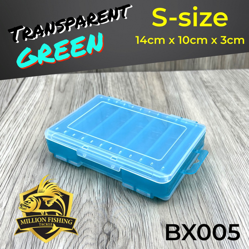 【BX005】𝐅𝐢𝐬𝐡𝐢𝐧𝐠 𝐓𝐚𝐜𝐤𝐥𝐞 𝐁𝐎𝐗 Double Side Open Lures Box Kotak Gewang Pancing Kotak Mancing 钓鱼用具盒子 ...