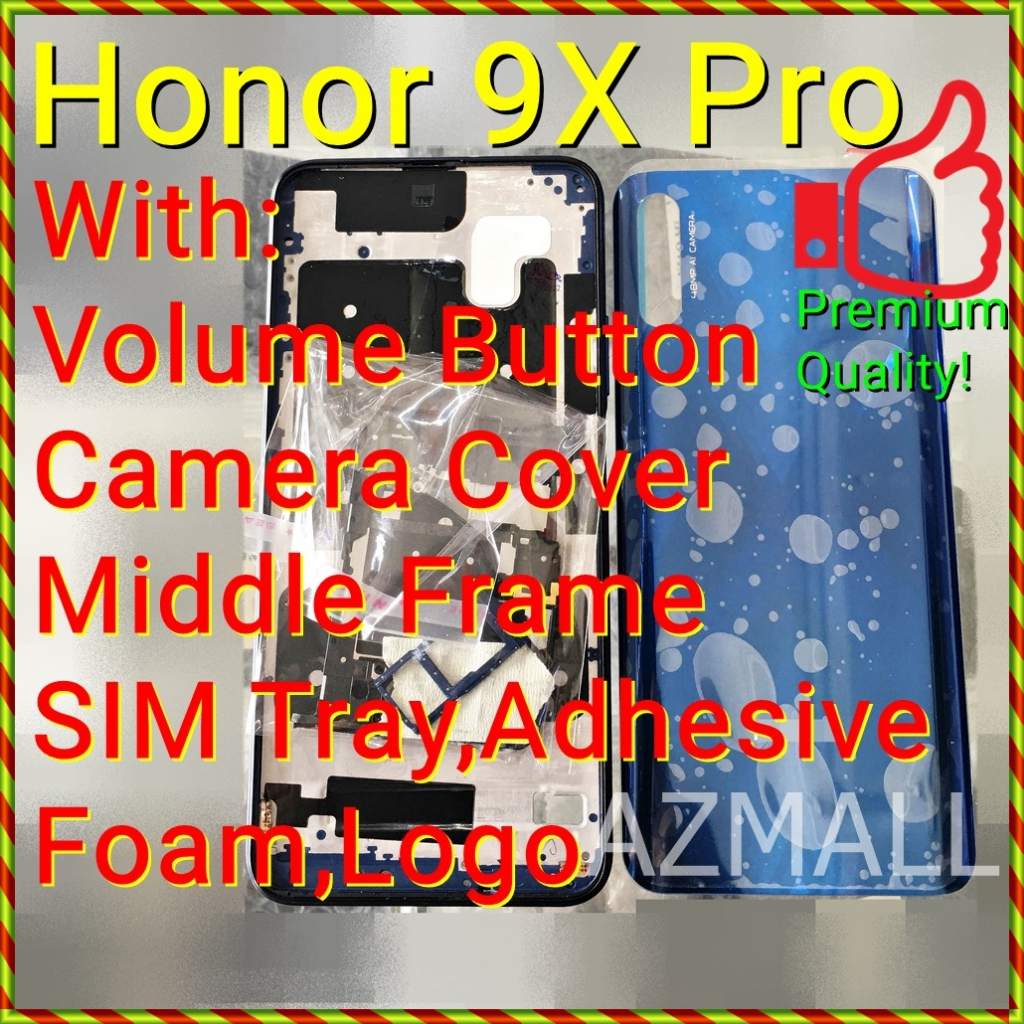 (3 Colors) NEW ORI Full Housing Volume Button Middle Frame Battery ...