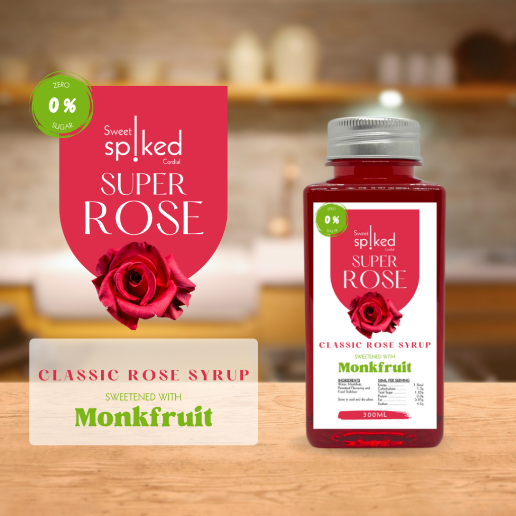 Sweet Spiked Super Classic Rose Syrup | Shopee Malaysia