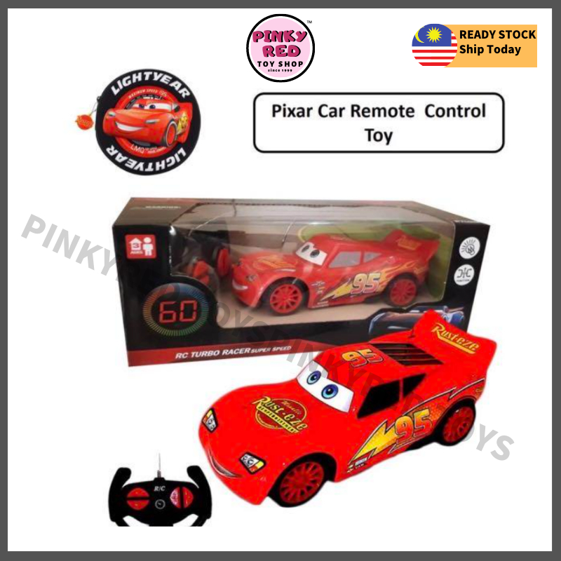 Disney Pixar Cars Race Cartoon Lightning McQueen Remote Control RC Toy ...