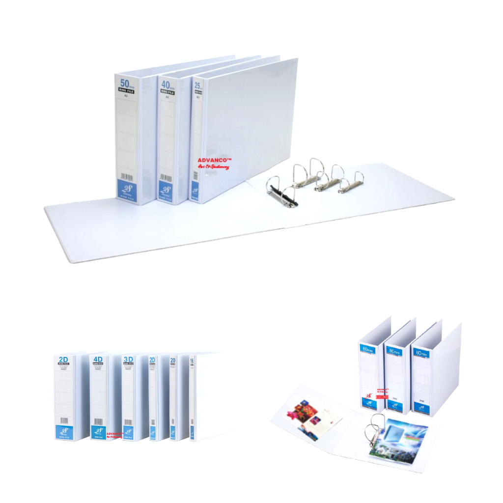 EAST FILE 2D, 3D & 4D RING FILE (AVAILABLE IN A4 & A3 SIZE) READY STOCK | Shopee Malaysia