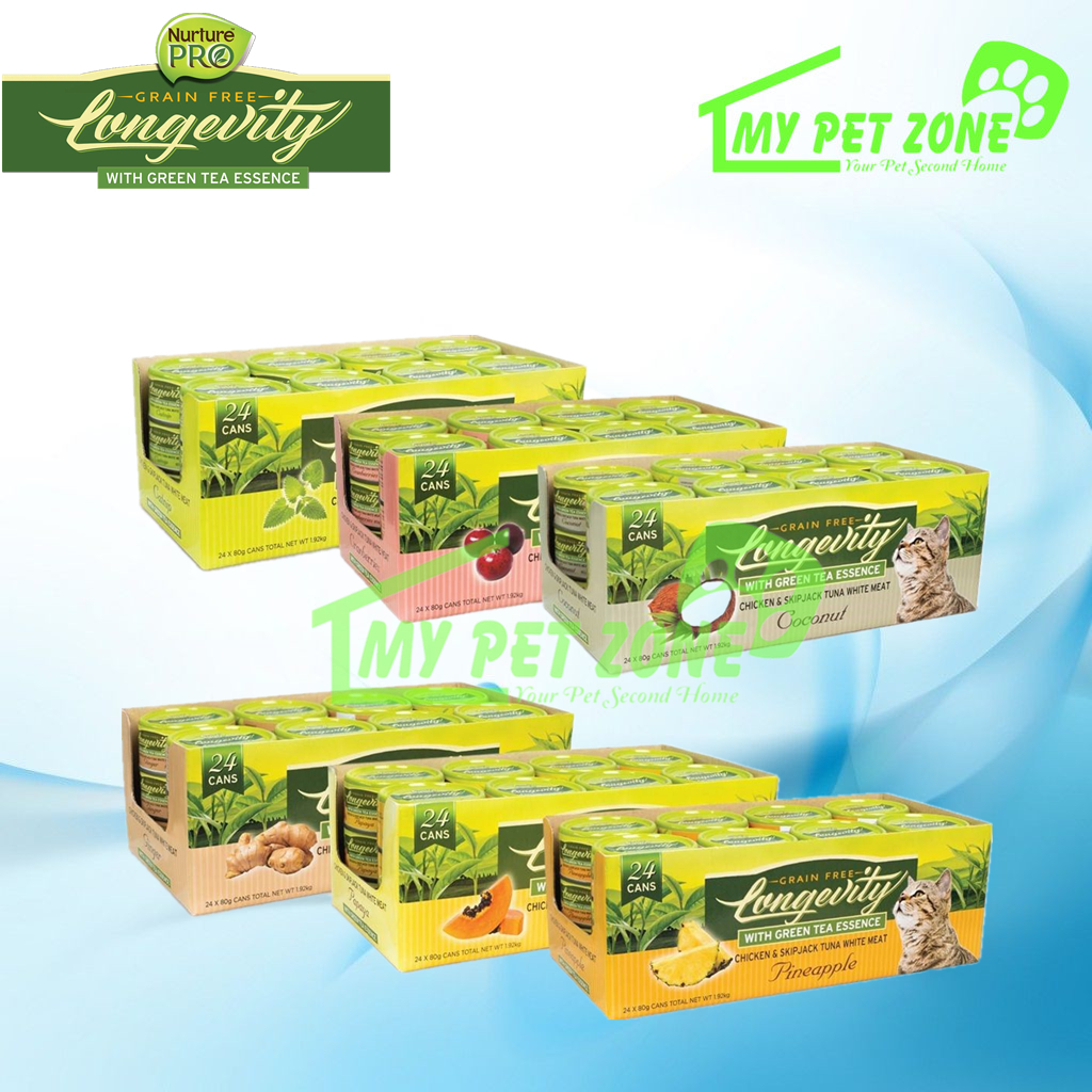 Nurture Pro Longevity Grain Free Cat Canned Wet Food 80G X24 (1 Carton) | Shopee Malaysia
