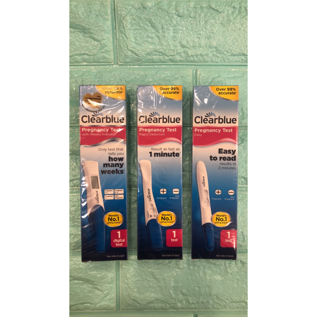 CLEARBLUE Pregnancy Test 1's (easy/ plus/ digital) | Shopee Malaysia