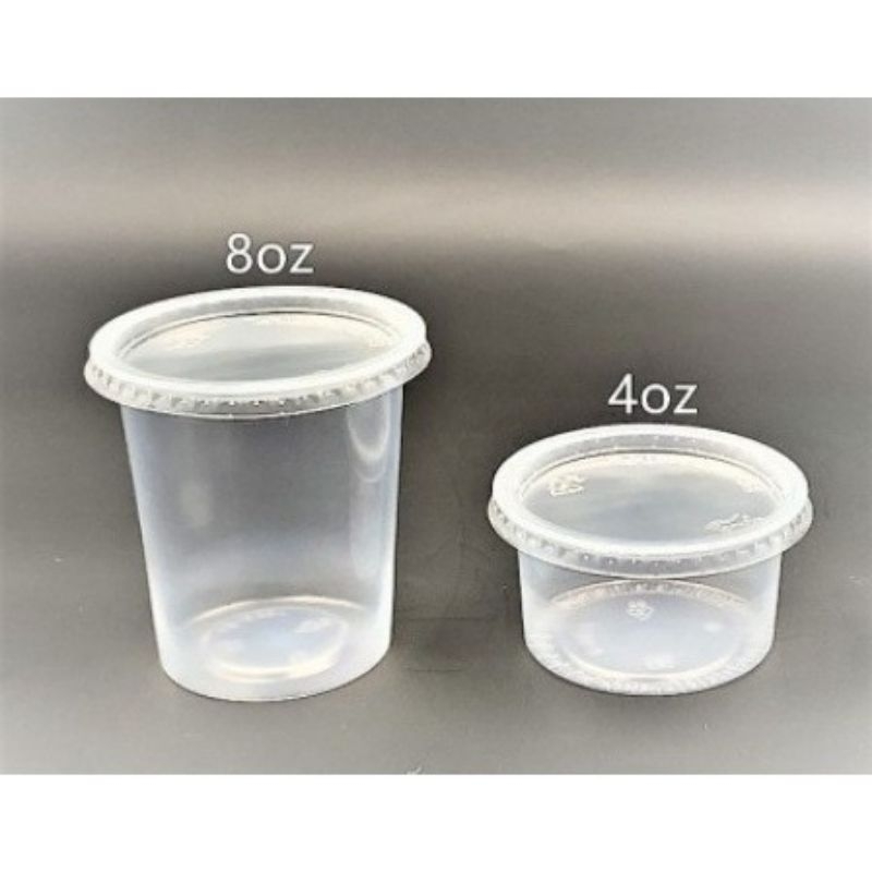 EC Round Container / Disposable Plastic Food Container / Bekas Makanan ...