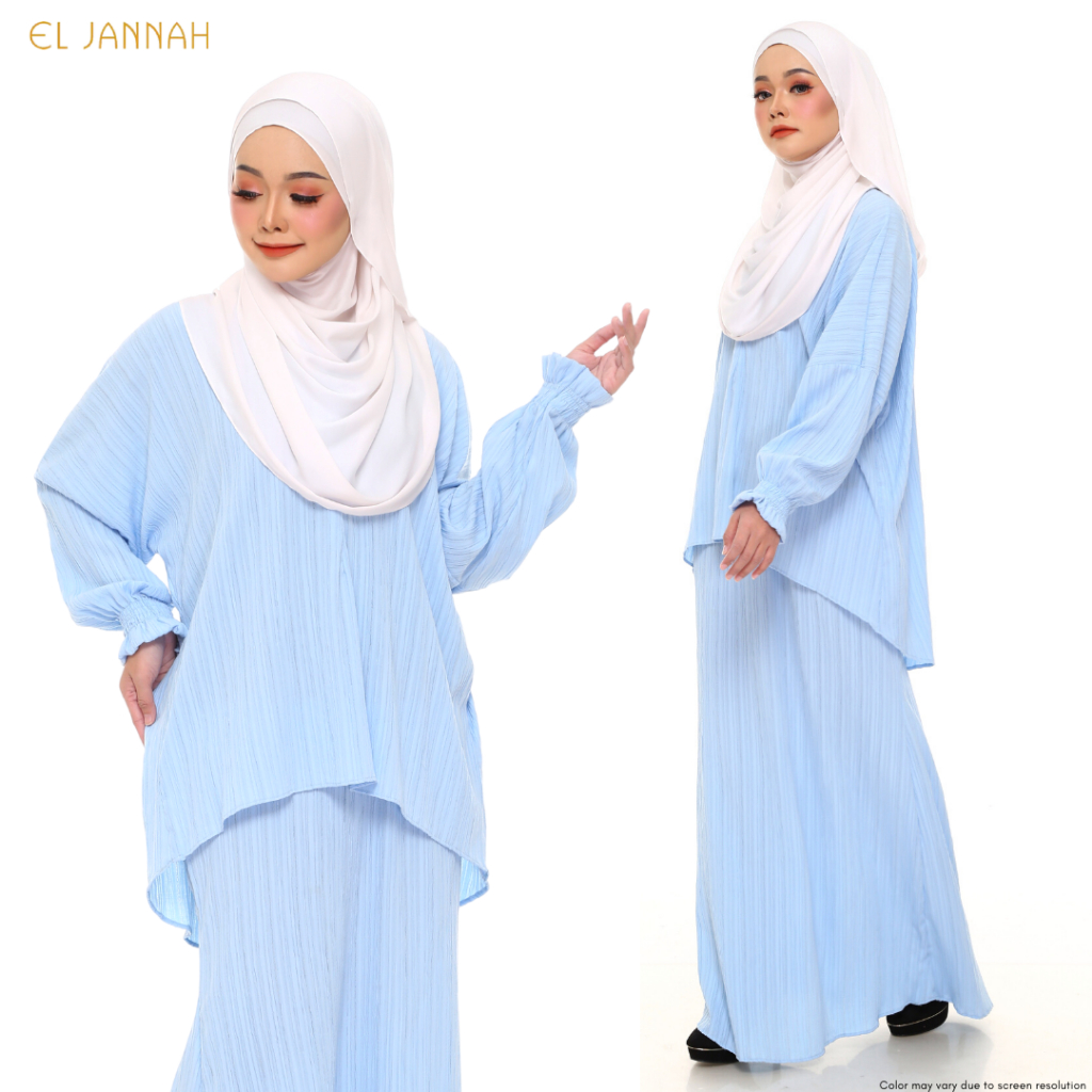 🔥READY STOCK🔥 Baju Kurung Kaftan Ironless Bat Wing Off Shoulder Plus ...