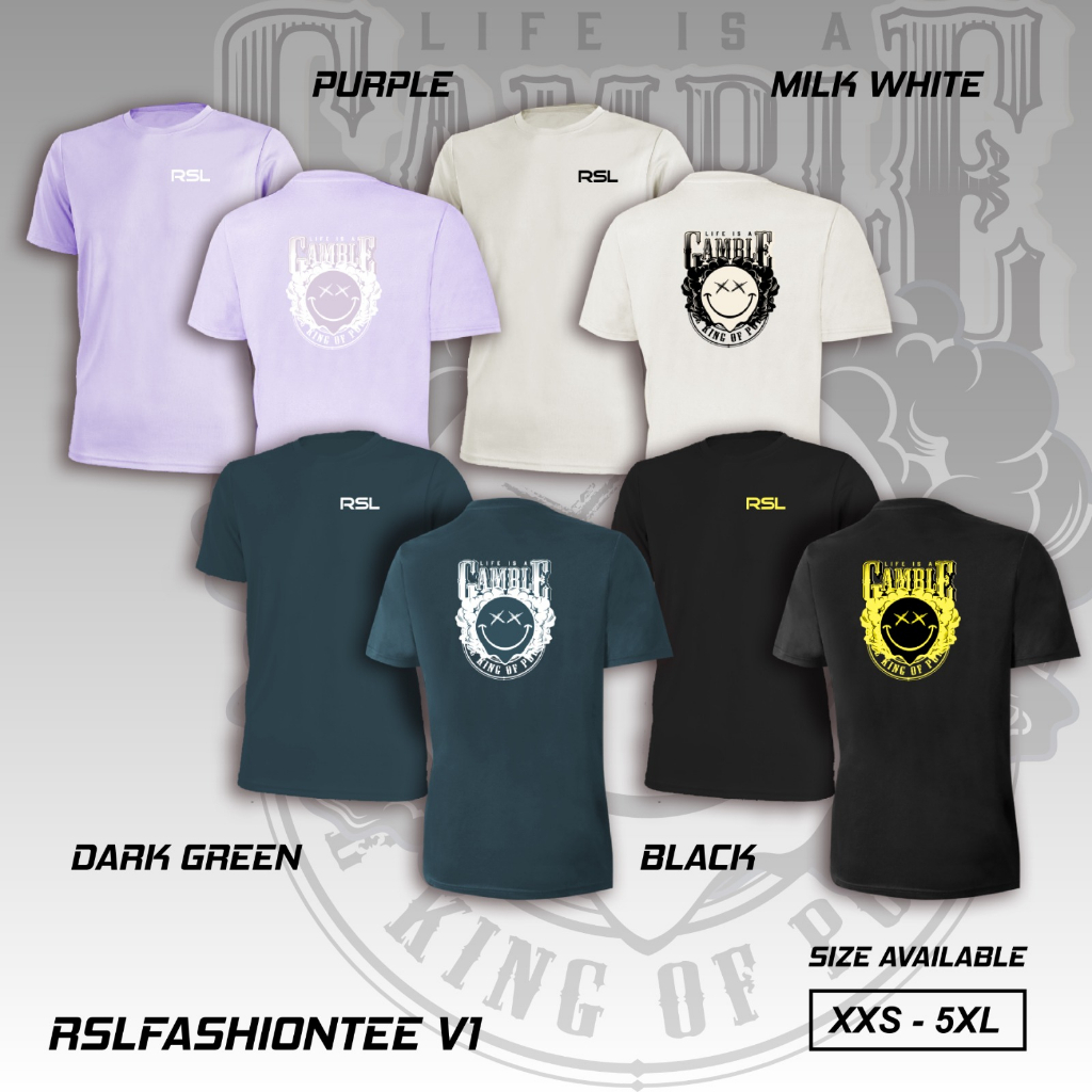 RSL FASHION TEE V1 (100%Oiginal) | Shopee Malaysia