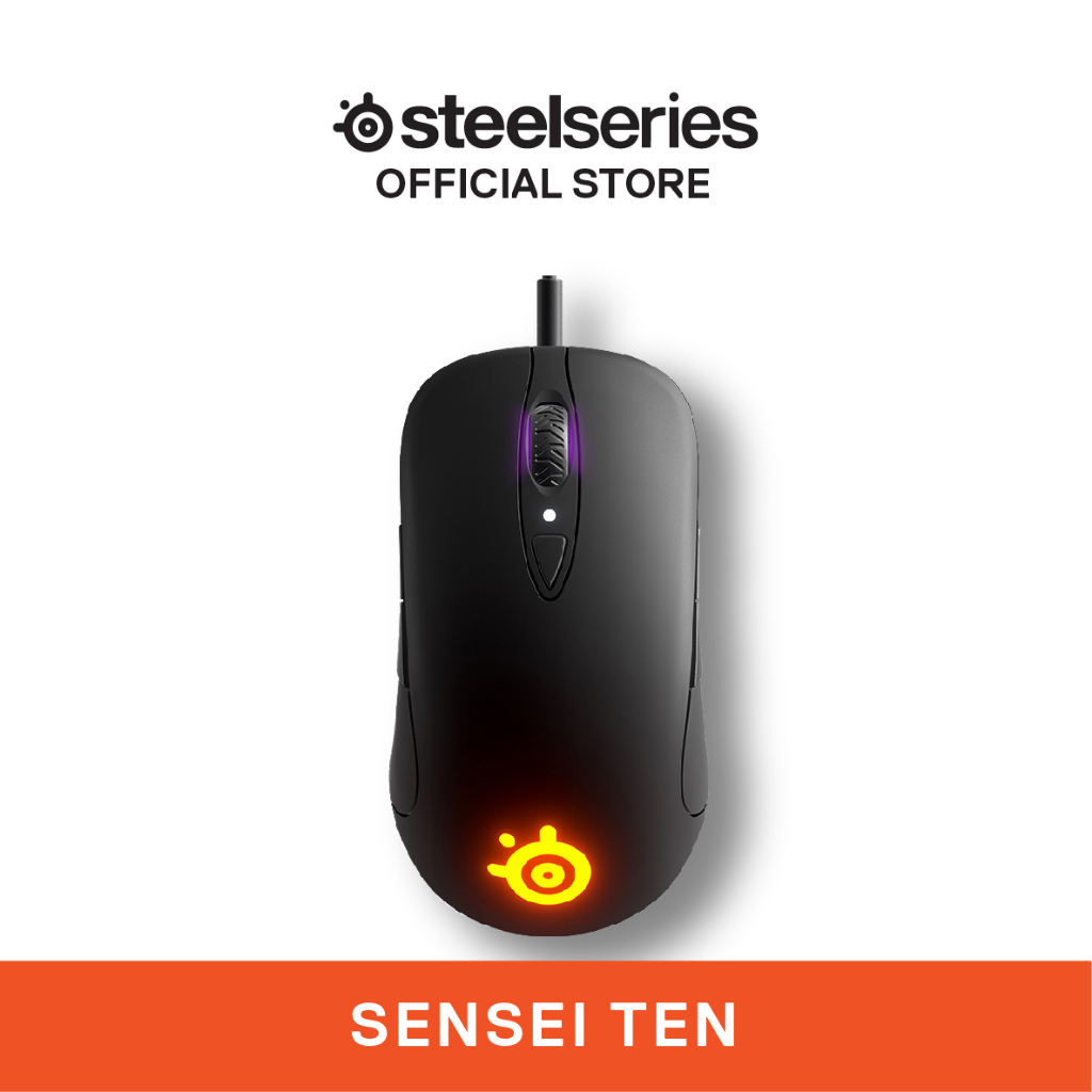 SteelSeries Sensei Ten RGB Gaming Mouse Ambidextrous Shape For Left ...