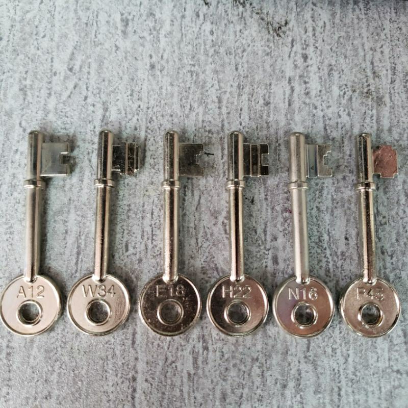 mortise lock grill key A12/N16/E18/H22/W34/P45(ready stock) | Shopee ...