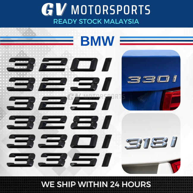 READY STOCK BMW 3 Series Rear Emblem F30 G20 E90 E46 335i 318i 320i ...