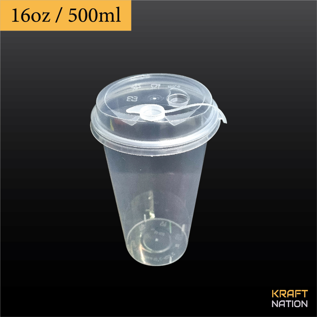 [Cheapest] 50 sets 500ml/700ml PP Clear/Matte Frost Plastic PP ...