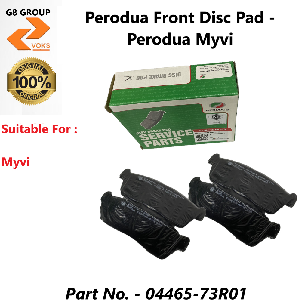 Perodua Front Disc Pad - Perodua Myvi ( 04465-73R01 ) | Shopee Malaysia