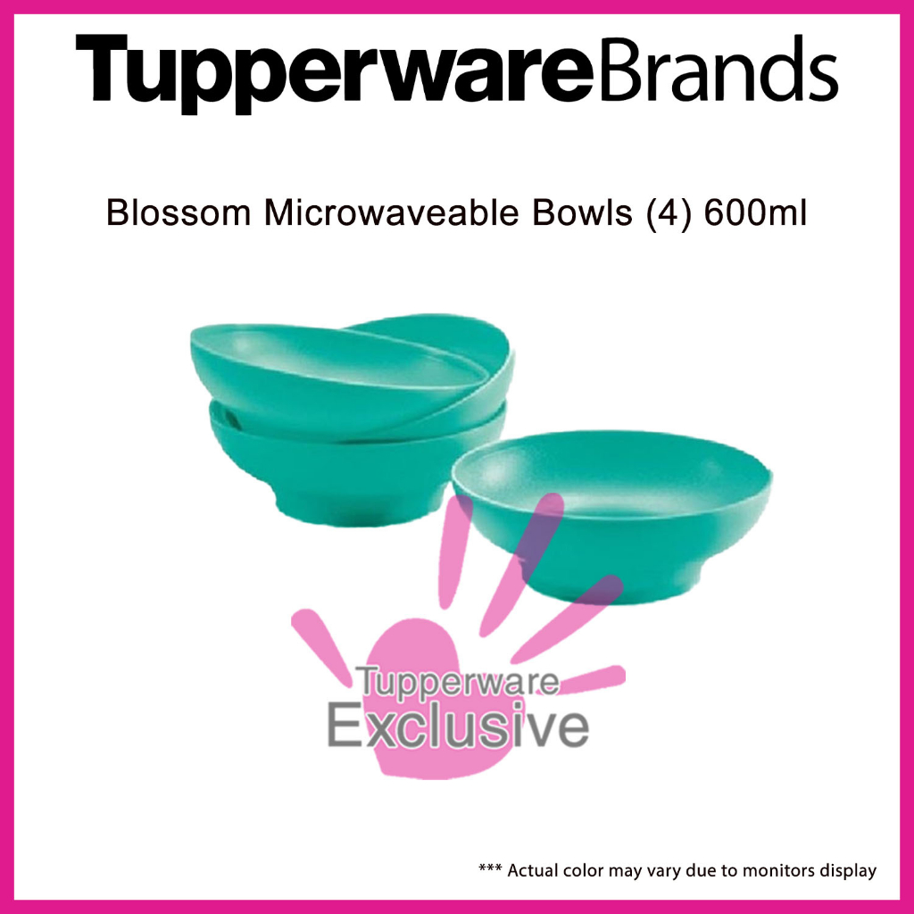 Gourmet Bowls Blossom Microwaveable Bowls 700ml 600ml Tupperware Bowl ...
