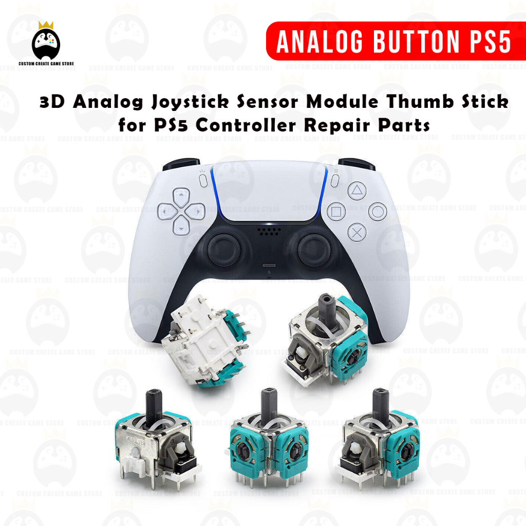 PS 5 3D Analog Joystick Sensor Module Thumb Stick for PS5 Controller ...