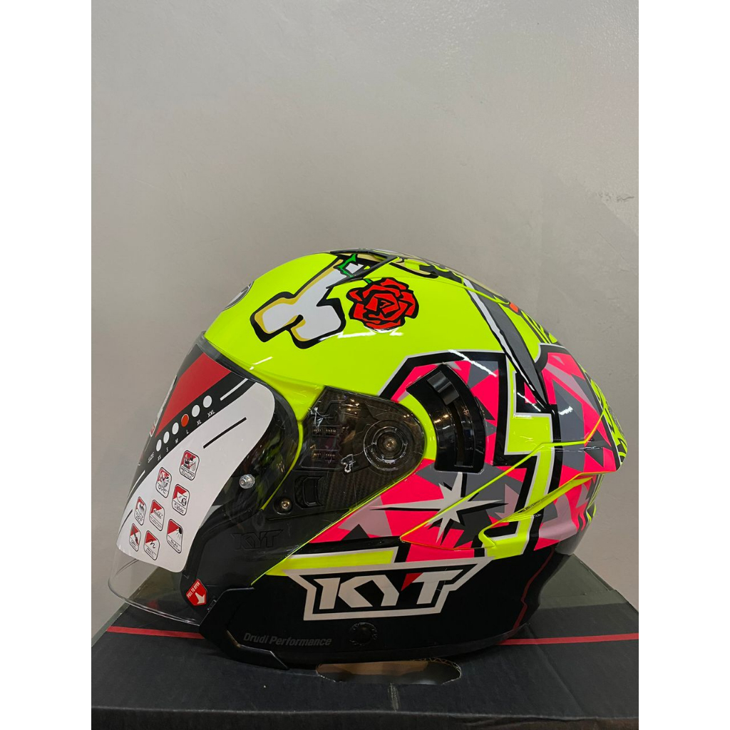 YSNJX029 KYT NFJ HELMET KYT NFJ KYT HELMET KYT ESPARGARO MISANO 2018 ...