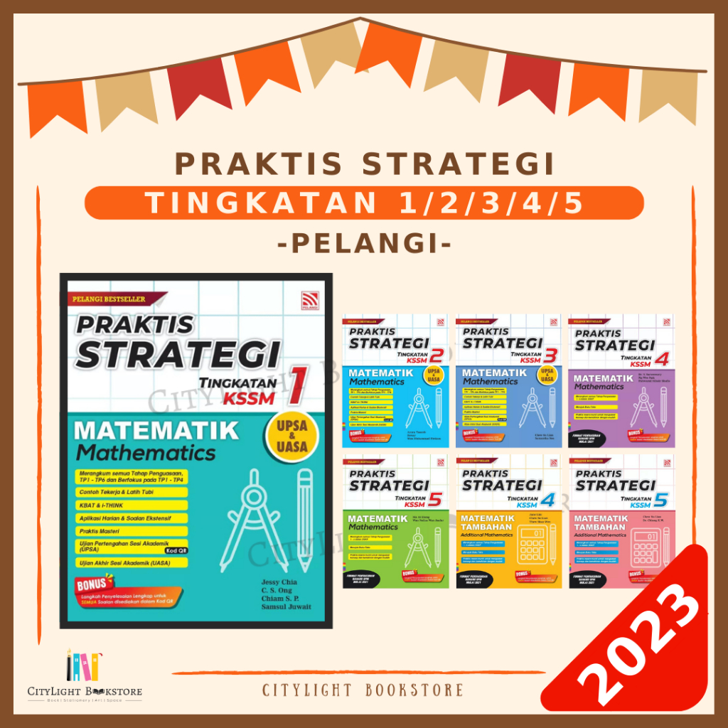 [CITYLIGHT] Buku Latihan 2023: Praktis Strategi KSSM (Maths / Add Maths ...