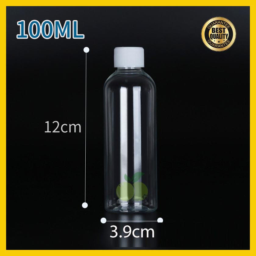 10ml 30ml 50ml 100ml PET Plastic Bottle | Botol Plastik | Round and ...