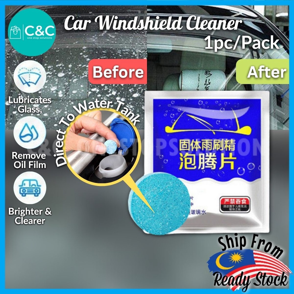 C&C Car glass Degreasing Film Wipes Remove Oil Film Cleaning Agent Net ...