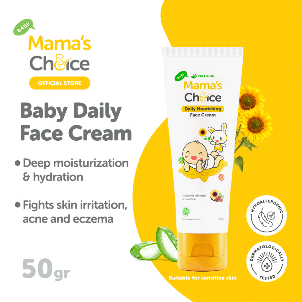 Mama’s Choice Baby Daily Nourishing Face Cream | Organic Hydrating ...
