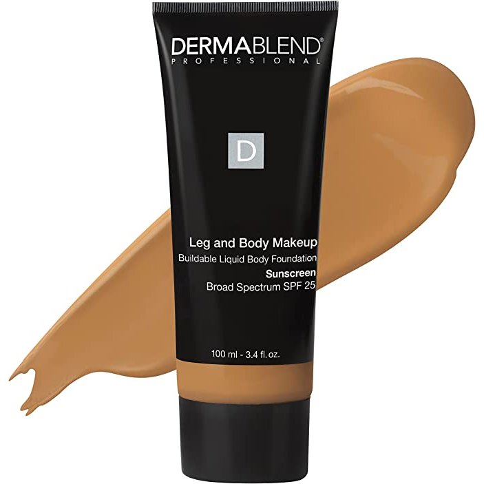 Dermablend Leg and Body Makeup Buildable Liquid Body Foundation - 45W ...