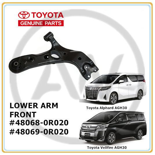 Toyota Alphard Vellfire AGH30 GGH30 2015-2023 Front Lower Control Suspension Arm | Shopee Malaysia