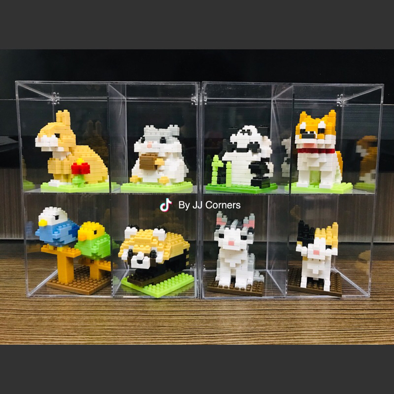 DAISO Japan Petit Blocks (Limited Edition) - Rabbit/Hamster/Parakeet ...